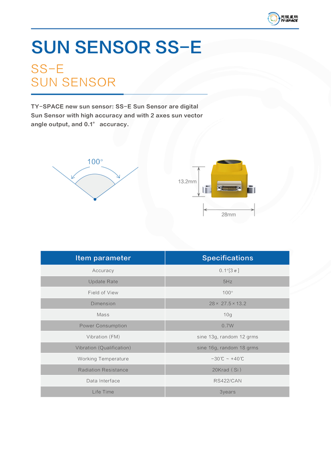 SS-E SUN SENSOR